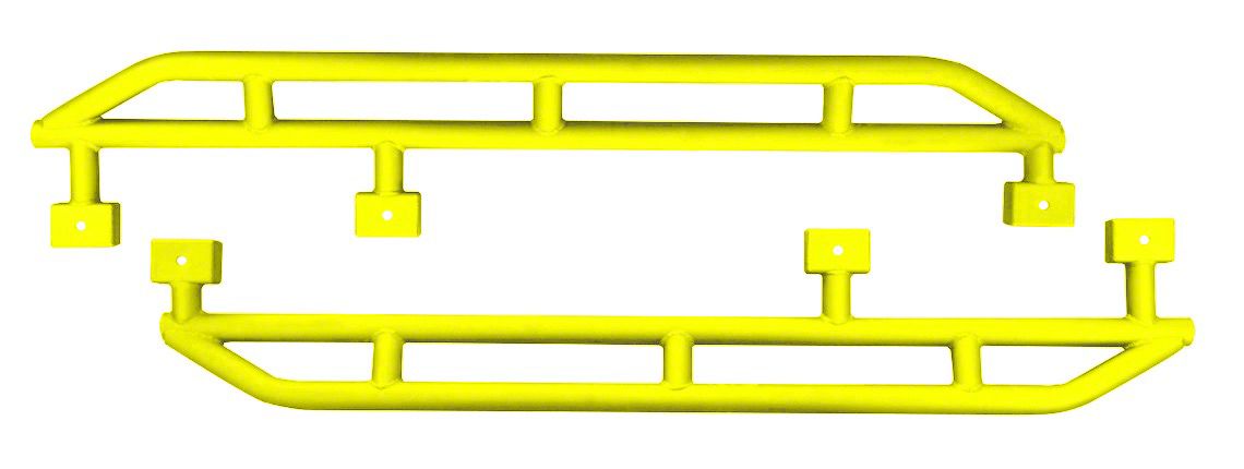 ACE Engineering Jeep Wrangler Rock Sliders; Neon Yellow J0054202 (07-18 ...
