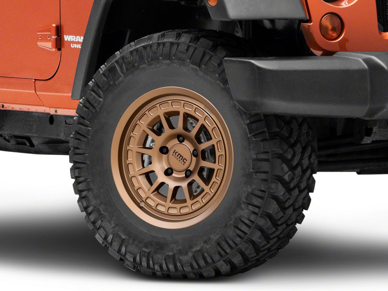 KMC Jeep Wrangler Canyon Matte Bronze Wheel; 17x8.5 KM71978550600 (07 ...