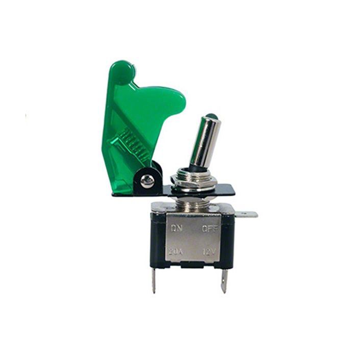 Quake LED Jeep Gladiator Toggle Switch; Green QTS309 (Universal; Some ...