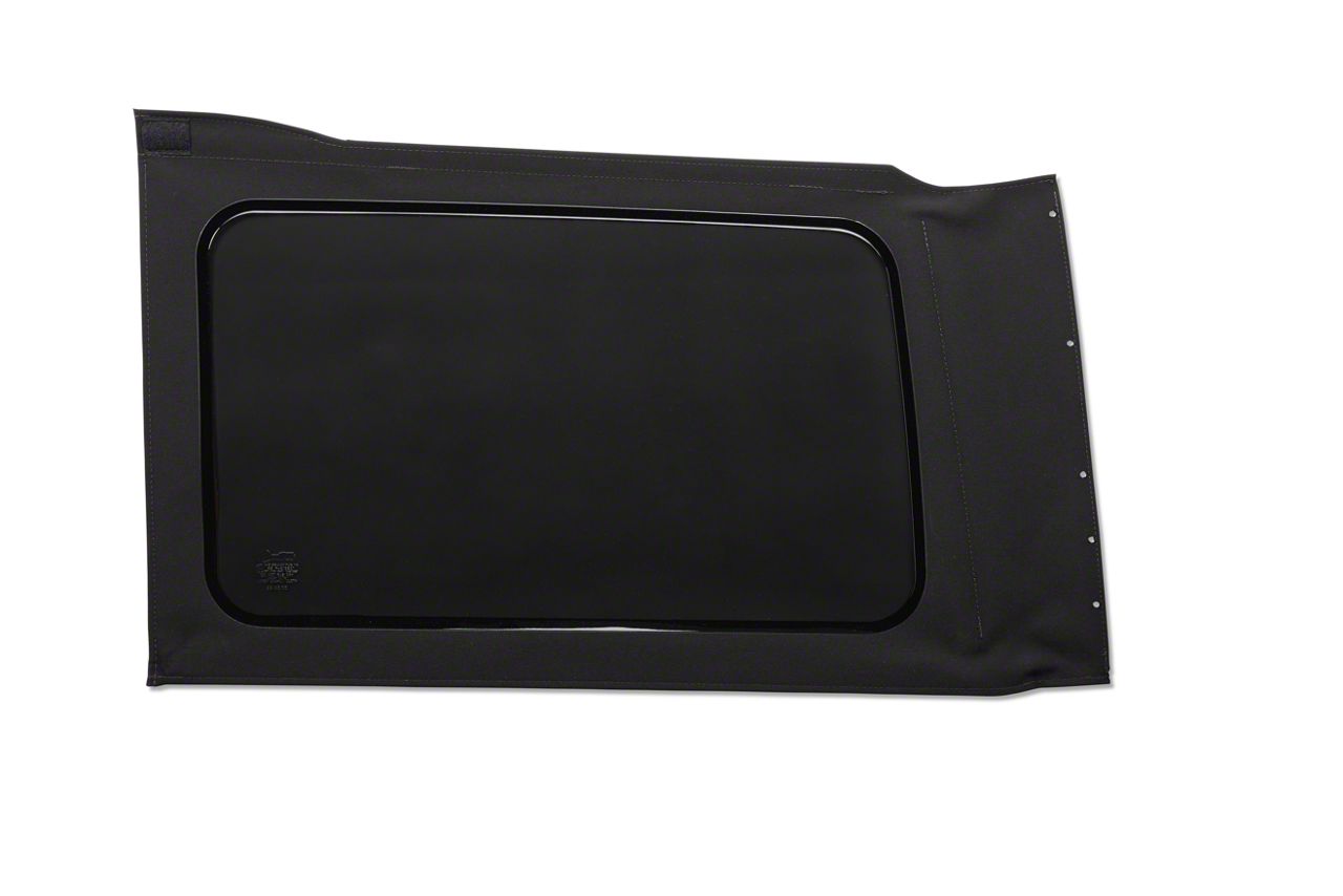 Bestop Jeep Wrangler Replacement Quarter Tinted Window; Black Twill ...