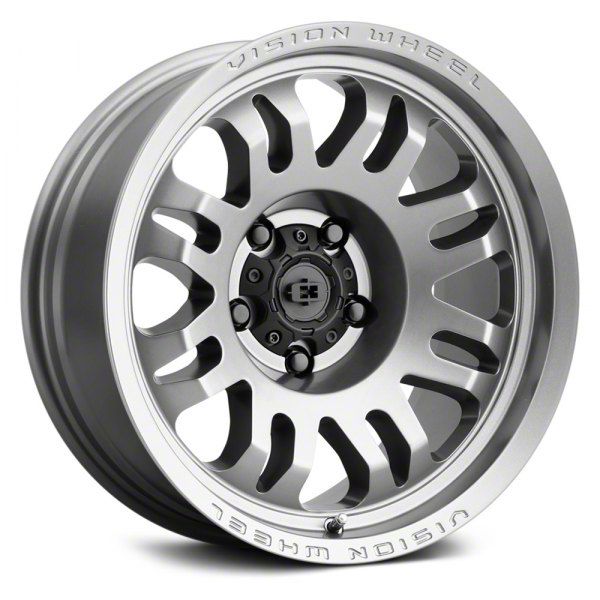 Vision Wheel Jeep Gladiator Inferno Satin Grey Wheel; 17x9.5 409 ...