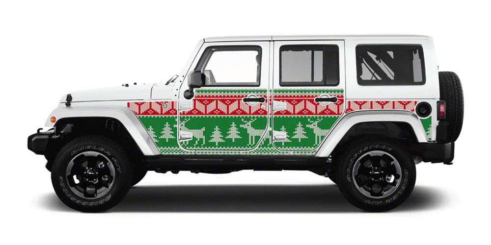 Mek Magnet Jeep Wrangler Magnetic Body Armor; Ugly Sweater Holiday ...