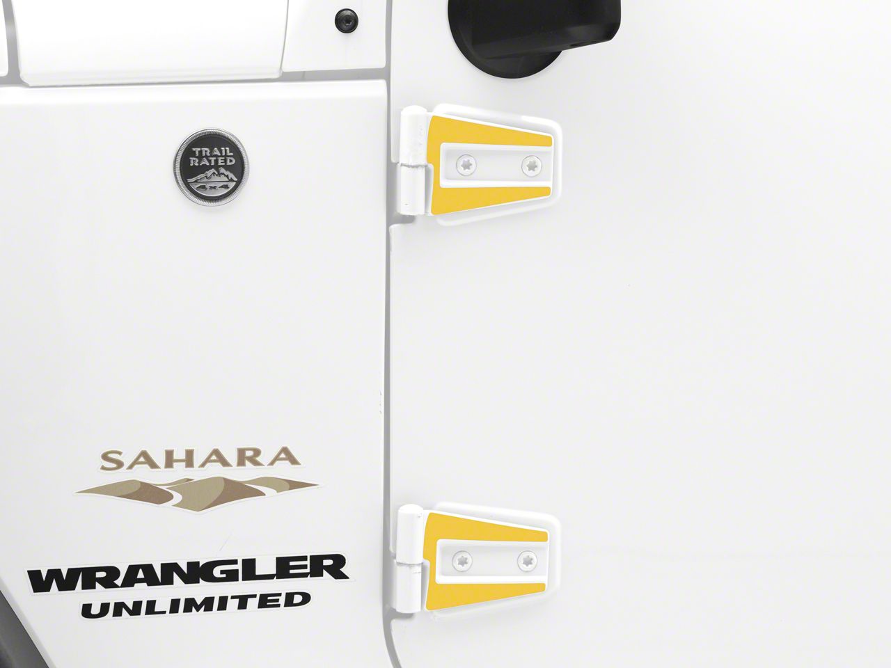 SEC10 Jeep Wrangler Hinge Accent Decal; Yellow J194090 (07-18 Jeep ...