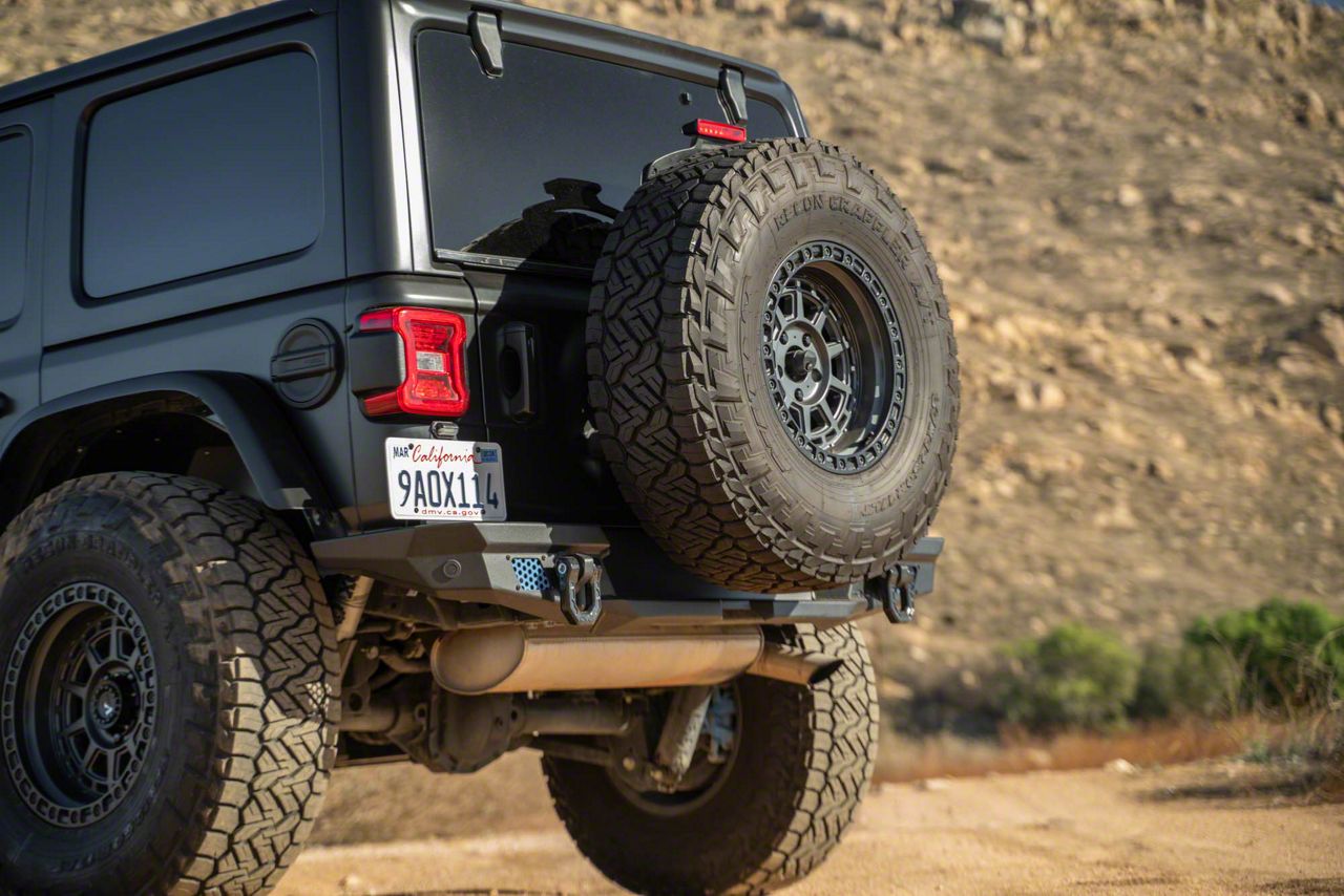 DV8 Offroad Jeep Wrangler MTO Series Bumper Spare Tire Swing Gate TCJL ...
