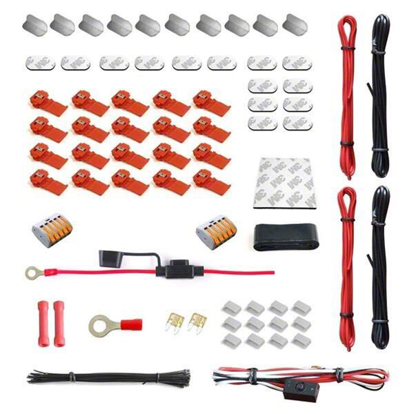 XK Glow Frontier 10-Piece LED Rock Light Kit; White XK061001-W ...