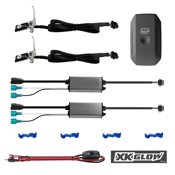 XK Glow Bronco App Controlled RGB Demon Eye Kit XK042009 (Universal ...