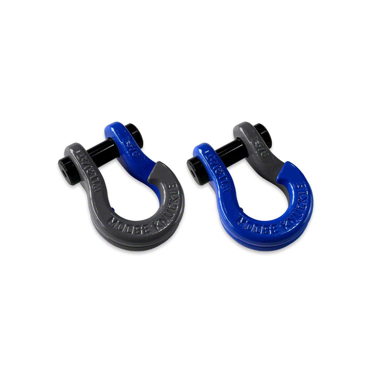 Moose Knuckle Offroad Bronco Jowl Split Recovery Shackle 5/8 Combo; Gun ...