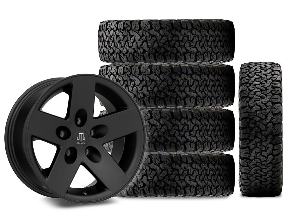 17x9 Mammoth Moab Wheel & 33in BF Goodrich All-Terrain T/A KO Tire ...
