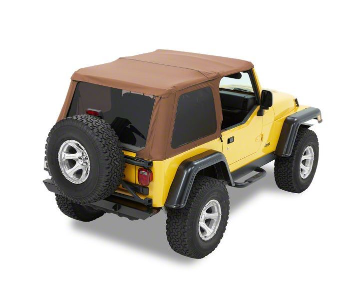 Bestop Jeep Wrangler Trektop NX Soft Top - Spice 56820-37 (97-06 Jeep ...