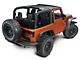 Dirty Dog 4x4 Jeep Wrangler Front Sun Screen J4SS07F1BK (07-18 Jeep ...