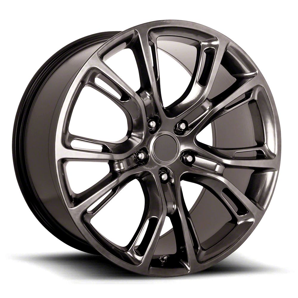 Performance Replicas Jeep Wrangler PR137 Hyper Silver Dark Wheel; 20x10 ...