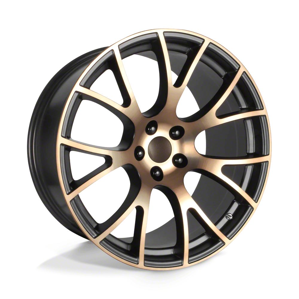 Performance Replicas Jeep Wrangler PR161 Black Bronze Wheel; 22x9.5 ...