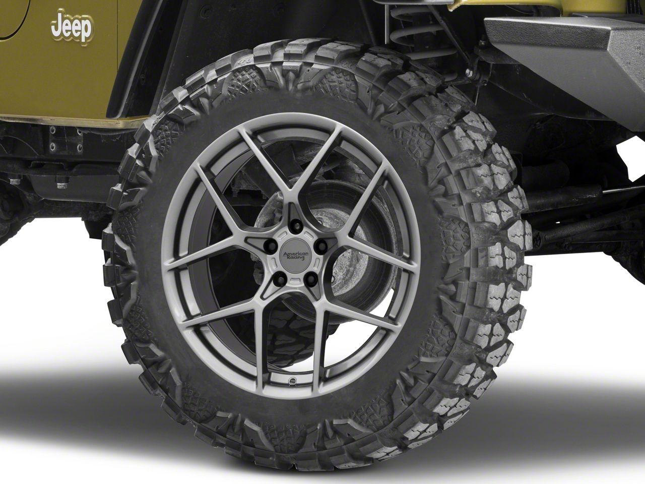American Racing Jeep Wrangler Crossfire Graphite Wheel; 20x9 ...