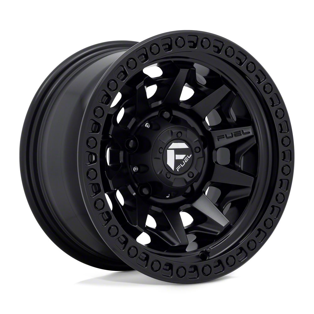 Fuel Wheels Jeep Wrangler Covert Matte Black Wheel; 15x8 D69415808540E ...