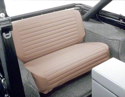 Bestop Jeep Wrangler Rear Fold and Tumble Seat Cover; Tan 29223-04 (66 ...