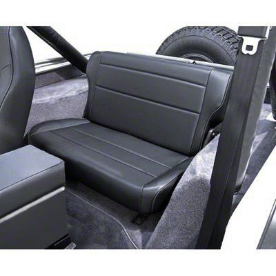 Rugged Ridge Jeep Wrangler Fold & Tumble Rear Seat - Black Denim 13462. ...