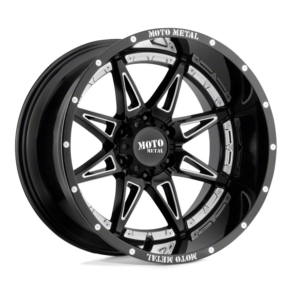 Moto Metal Jeep Grand Cherokee Hydra Gloss Black Milled Wheel; 20x12 ...