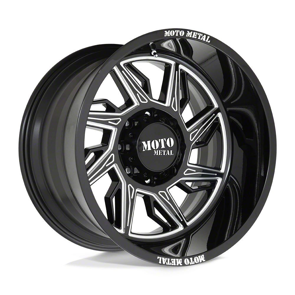 Moto Metal Jeep Grand Cherokee Hurricane Gloss Black Milled Wheel ...