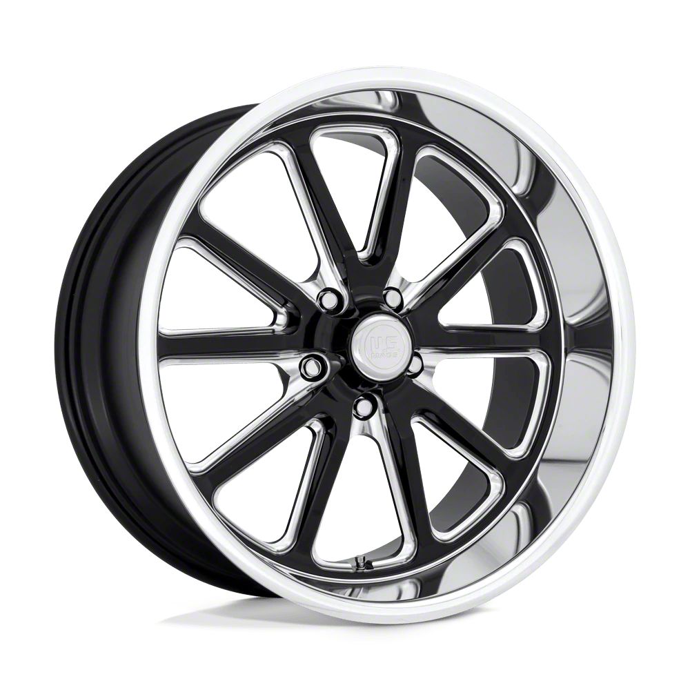 US Mag Jeep Wrangler Rambler Gloss Black Milled Wheel; 22x11 ...