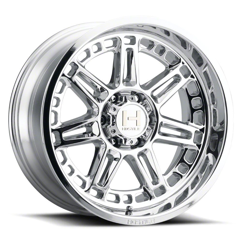 Hostile Jeep Wrangler Lunatic Armor Plated Wheel; 22x12 H124 ...