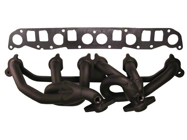 Rugged Ridge Jeep Wrangler Black Steel Exhaust Headers 17660.02 (00-06 ...