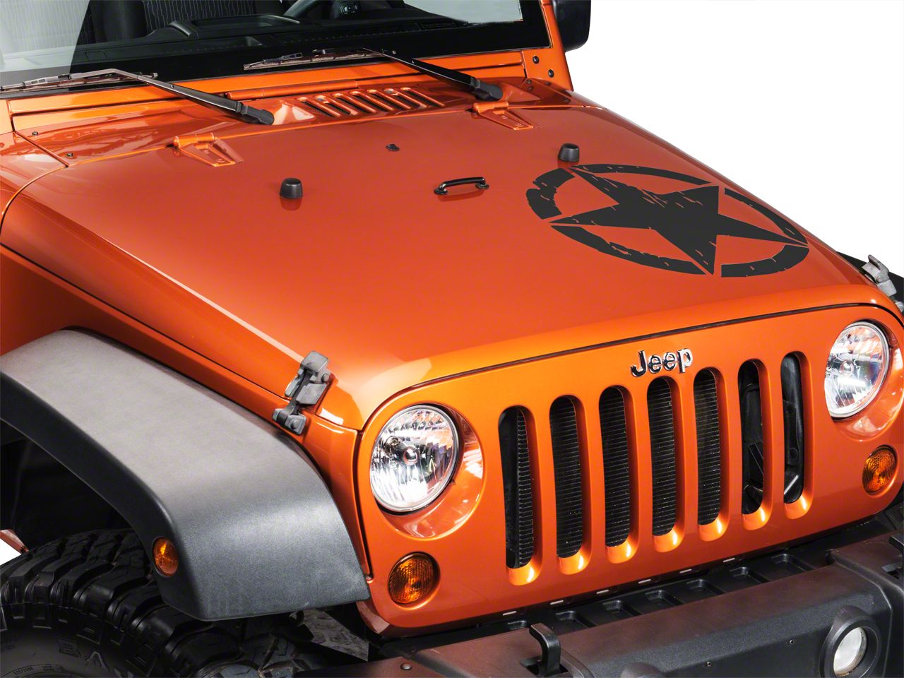 SEC10 Jeep Wrangler On The Move Star; Matte Black J26026 (66-24 Jeep ...