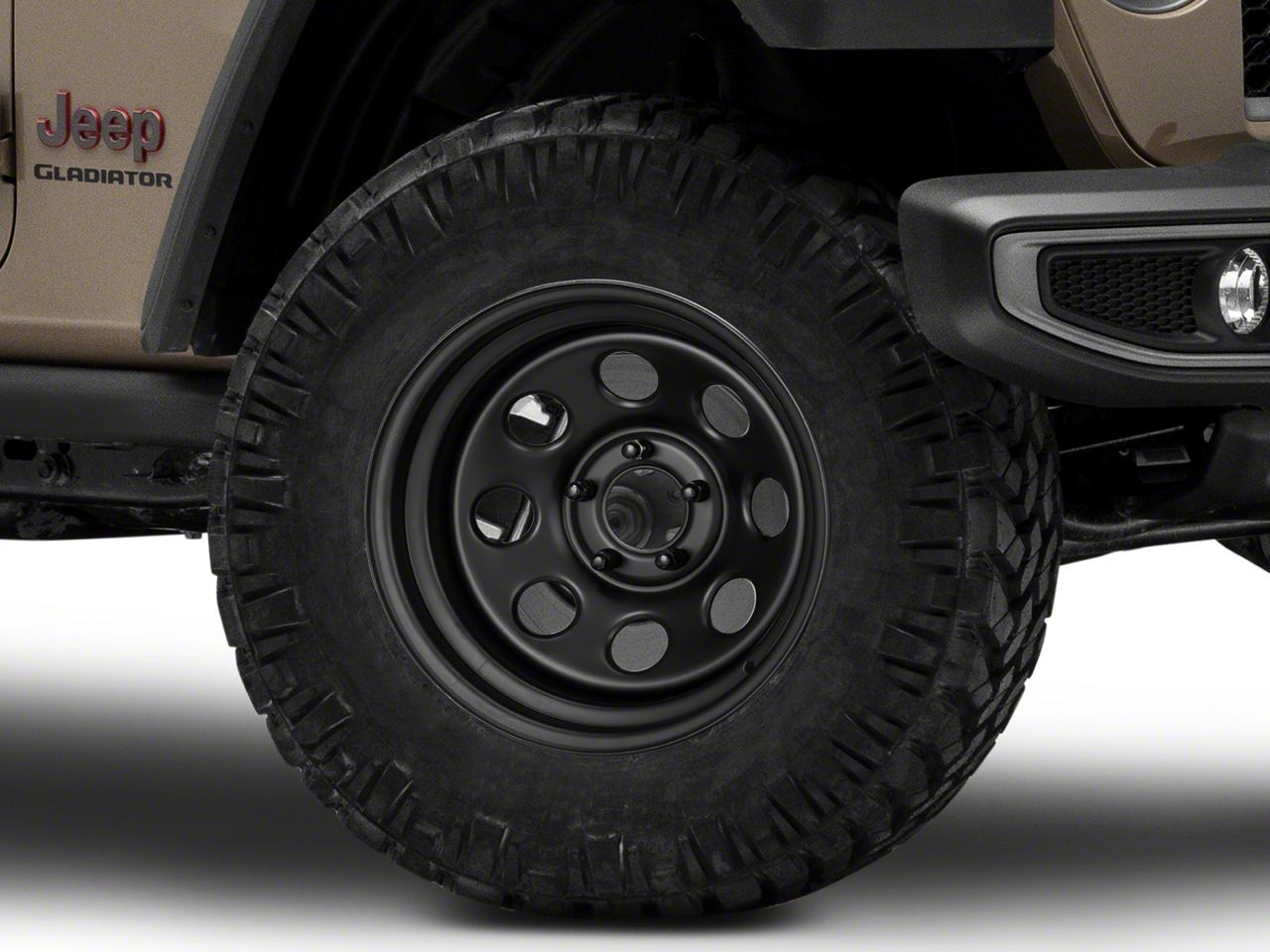 Pro Comp Wheels Jeep Gladiator Series 97 Rock Crawler Flat Black Wheel ...