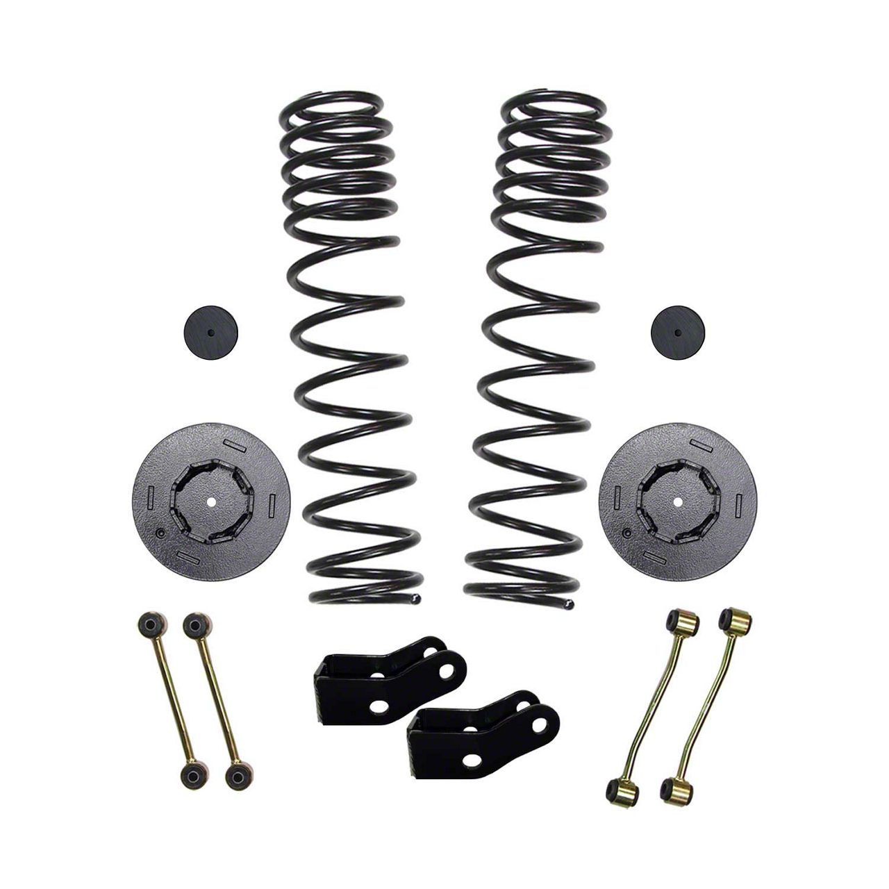 SkyJacker Jeep Gladiator 2-Inch Dual Rate Long Travel Coil Spring ...