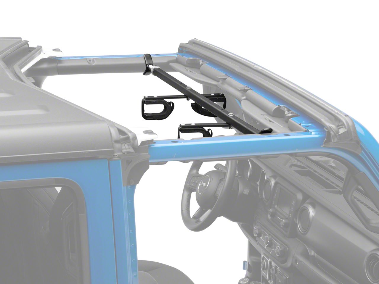 RedRock Jeep Gladiator Quick-Draw Overhead Gun Rack JG1562 (20-24 Jeep ...
