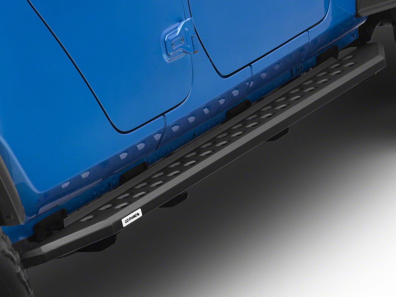 Go Rhino Jeep Gladiator RB20 Slim Running Boards; Textured Black ...