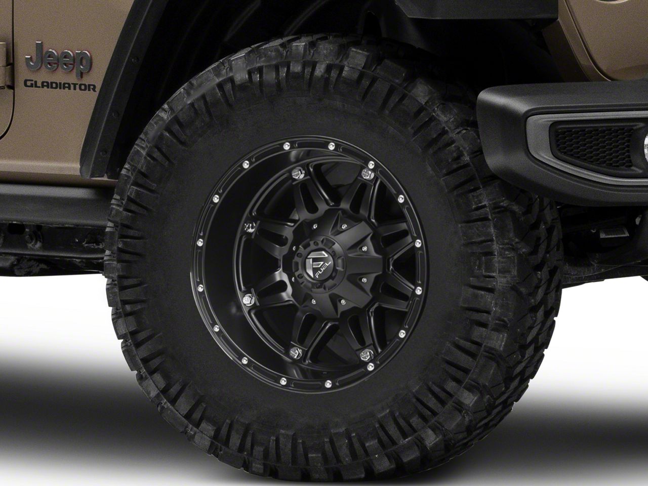 Fuel Wheels Jeep Gladiator Hostage Matte Black Wheel; 18x9 D53118902650 ...