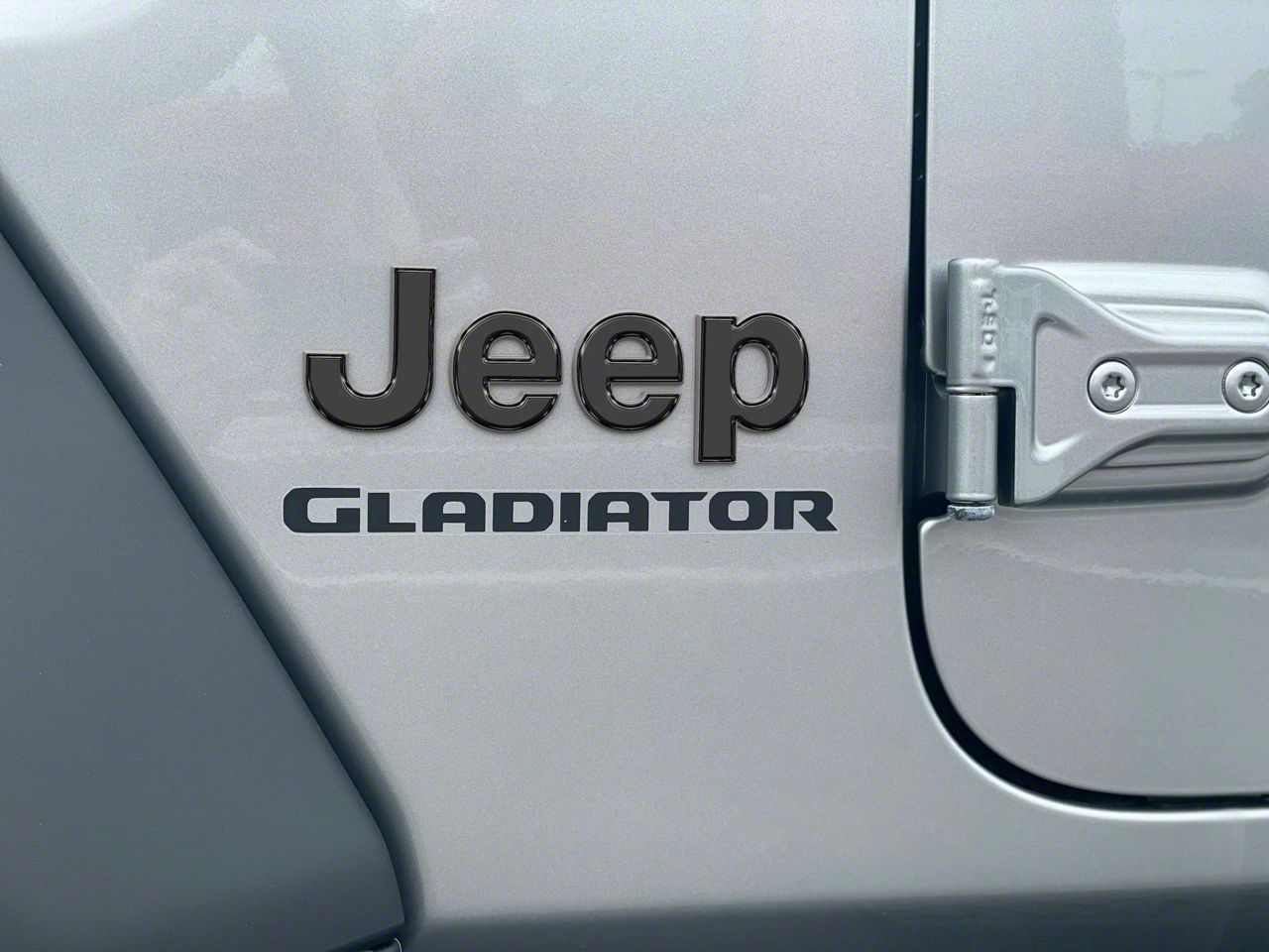 Jeep Gladiator Jeep Fender Emblem Letter Overlays; Gloss Black (20-24 ...