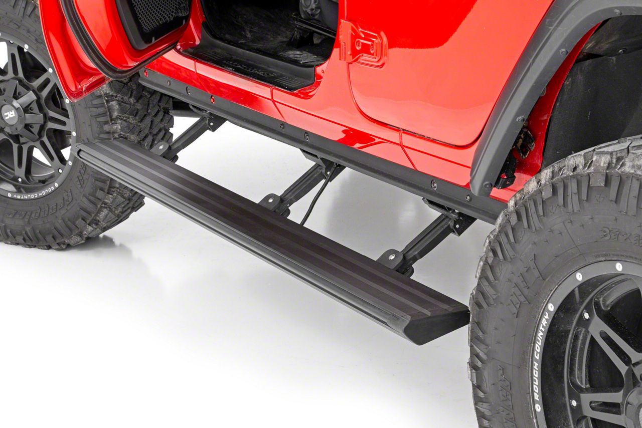Rough Country Jeep Gladiator RETRACT Electric Running Boards PSB42022 ...