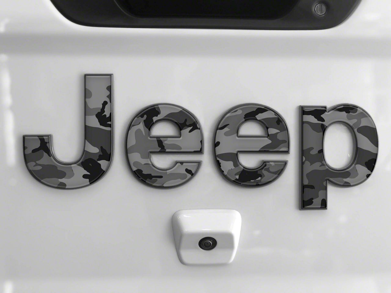 Jeep Gladiator Tailgate Letter Overlays; Camouflage (20-24 Jeep ...