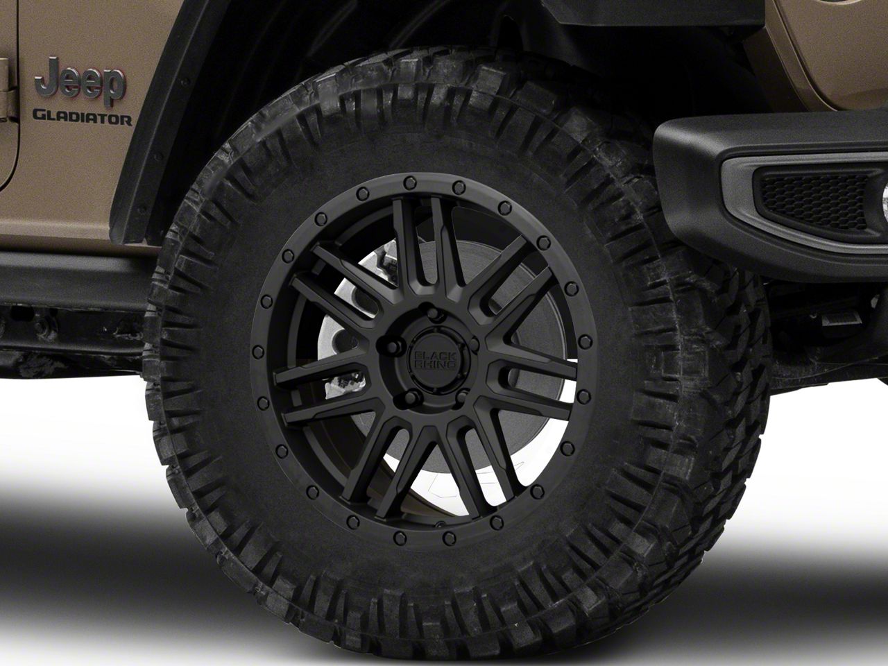 Black Rhino Jeep Gladiator Arches Matte Black Wheel; 20x9.5 2095ACH ...