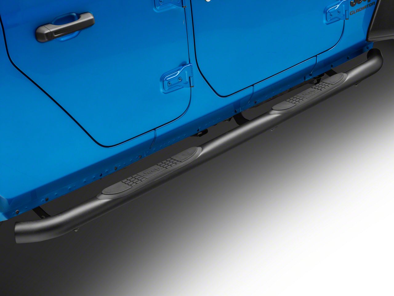 Jeep Licensed by RedRock Jeep Gladiator 3-Inch Round Side Step Bars ...