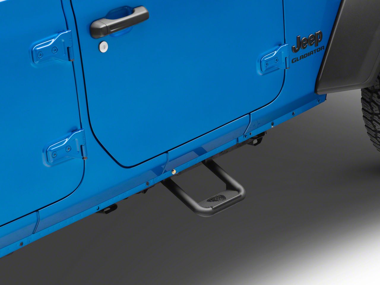 Carr Jeep Gladiator Hoop II Side Steps; Black; Pair 101251 (20-24 Jeep ...
