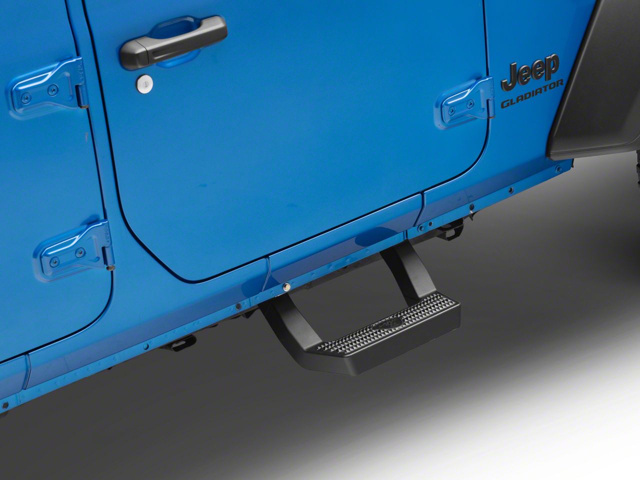Carr Jeep Gladiator LD Side Steps; Black; Pair 111251 (20-24 Jeep ...