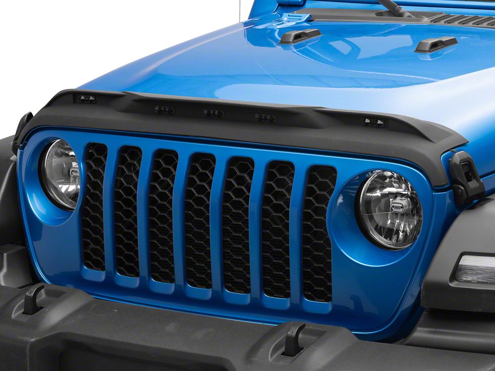 RedRock Hood Guard with LED Lighting 20 25 Jeep Gladiator JT Excluding Mojave RedRock