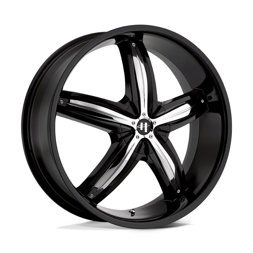 HELO Jeep Gladiator HE844 Gloss Black with Removable Chrome Accents ...