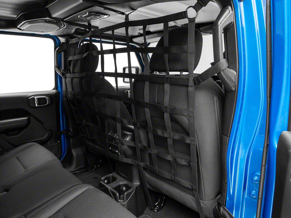 RedRock Cargo Net/Pet Divider; Front Seat (20-25 Jeep Gladiator JT ...