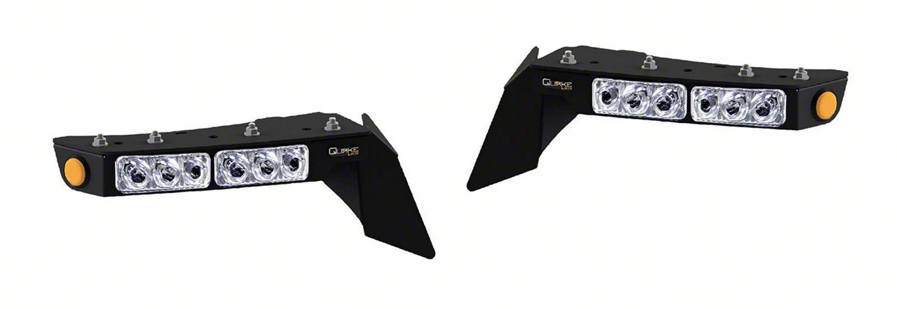 Quake LED Jeep Gladiator Tempest Fender Chop Kit with DRL Switchback ...