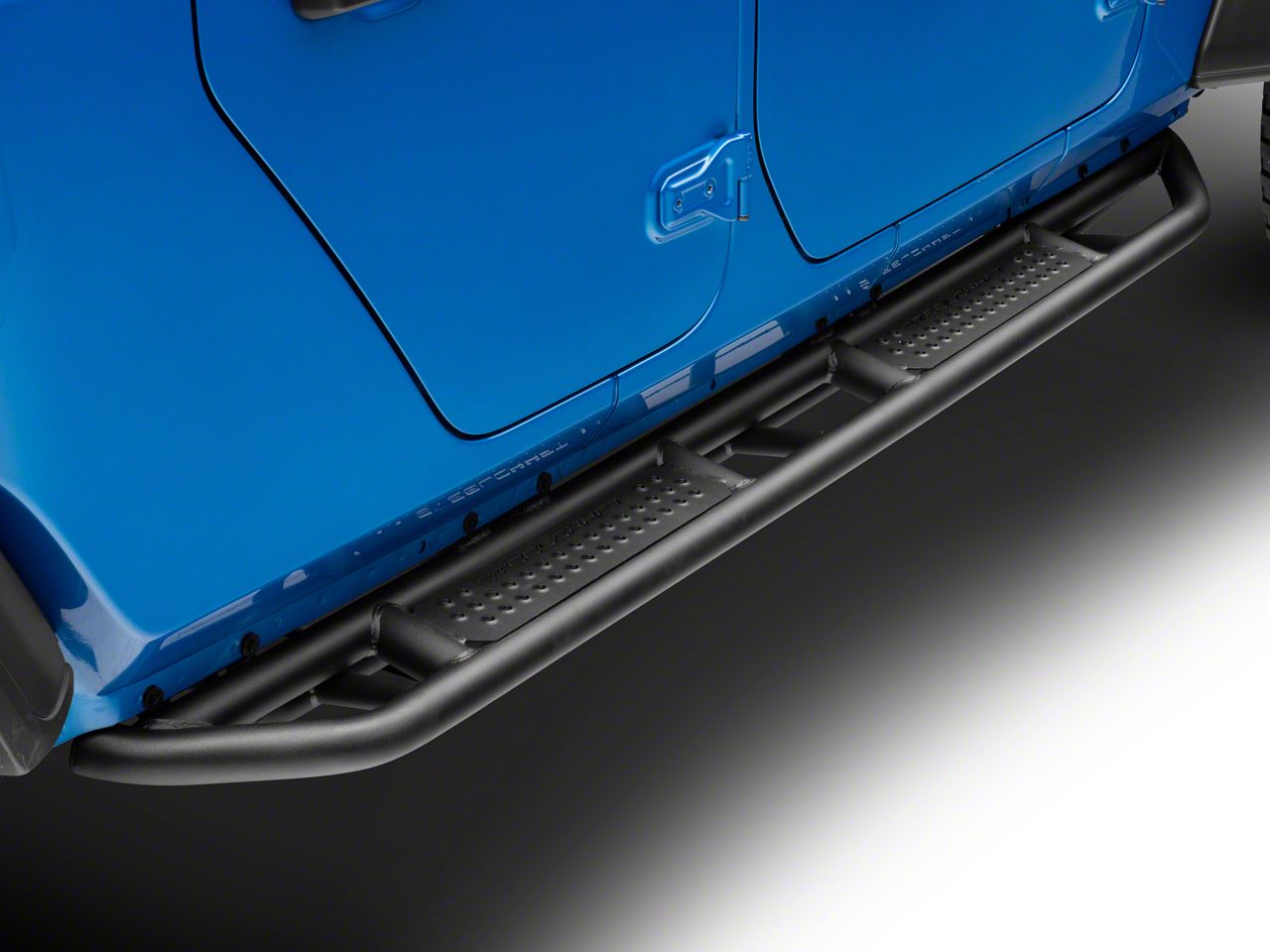 Jeep Gladiator Rocker Armor Steps; Fine Textured Black (20-24 Jeep ...