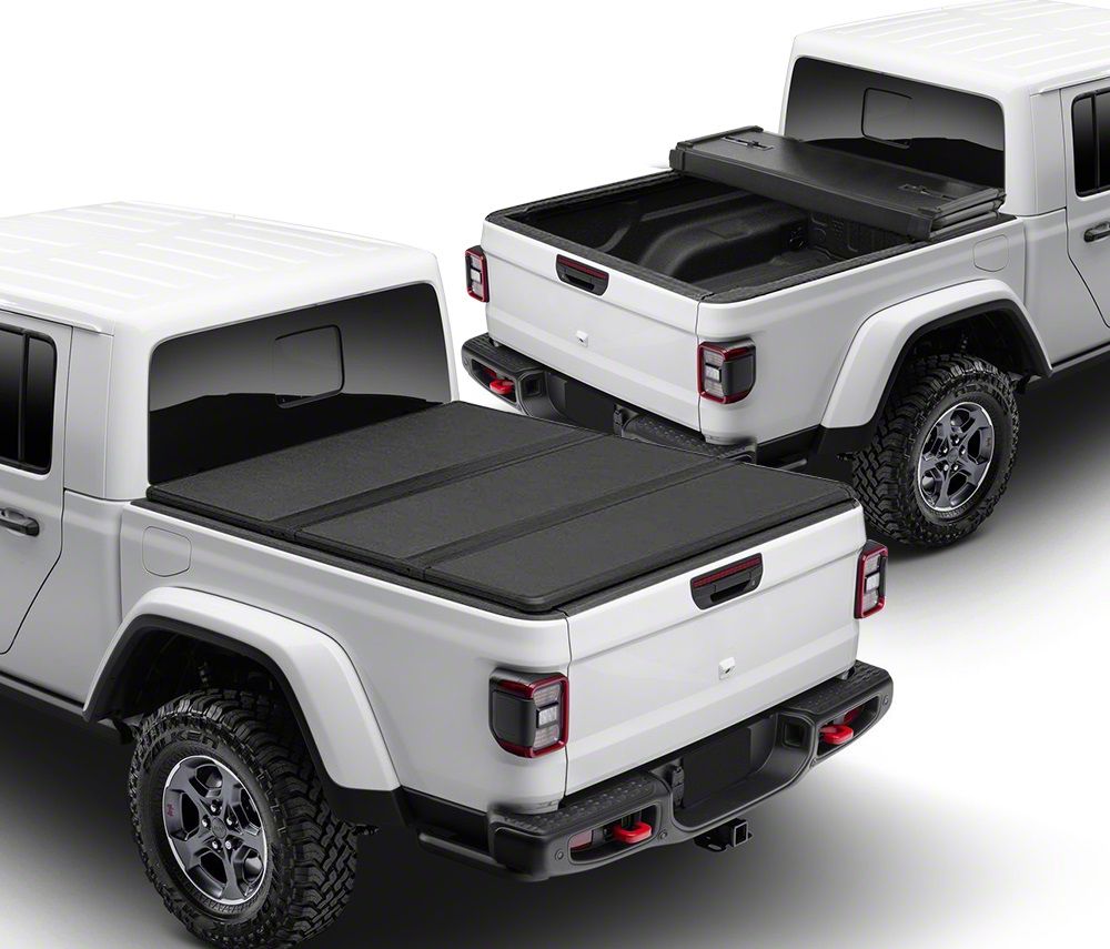 Jeep Gladiator Hard Tri-Fold Tonneau Cover (20-23 Jeep Gladiator JT ...