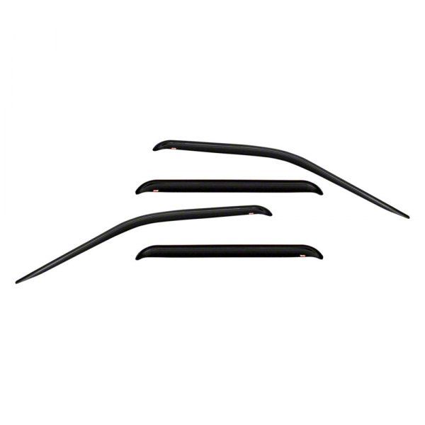 Jeep Grand Cherokee Tape-On Window Deflectors; Front and Rear; Smoke ...