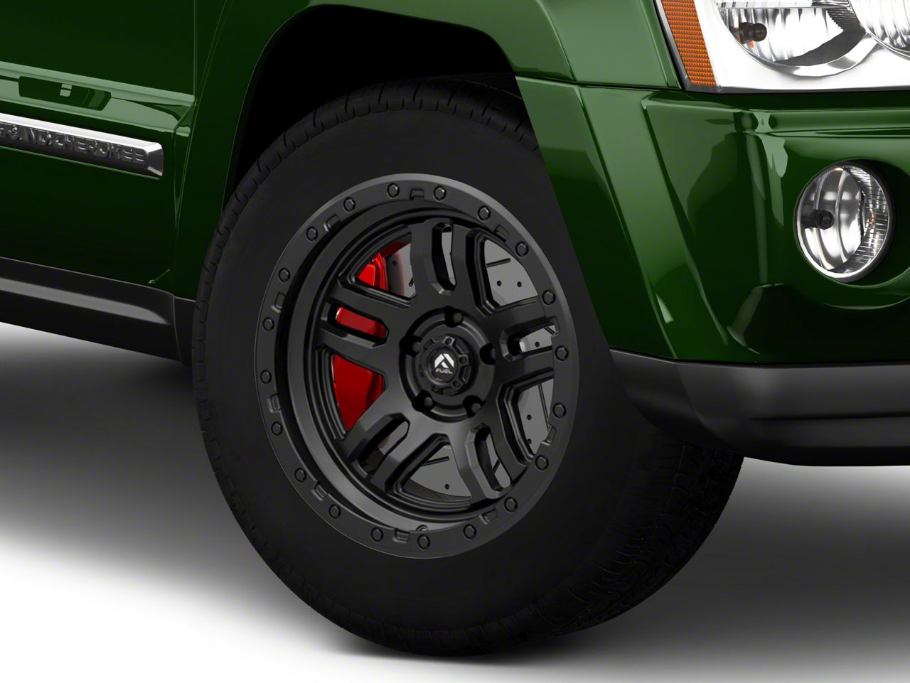 Fuel Wheels Jeep Grand Cherokee Ammo Matte Black Wheel; 18x9 ...