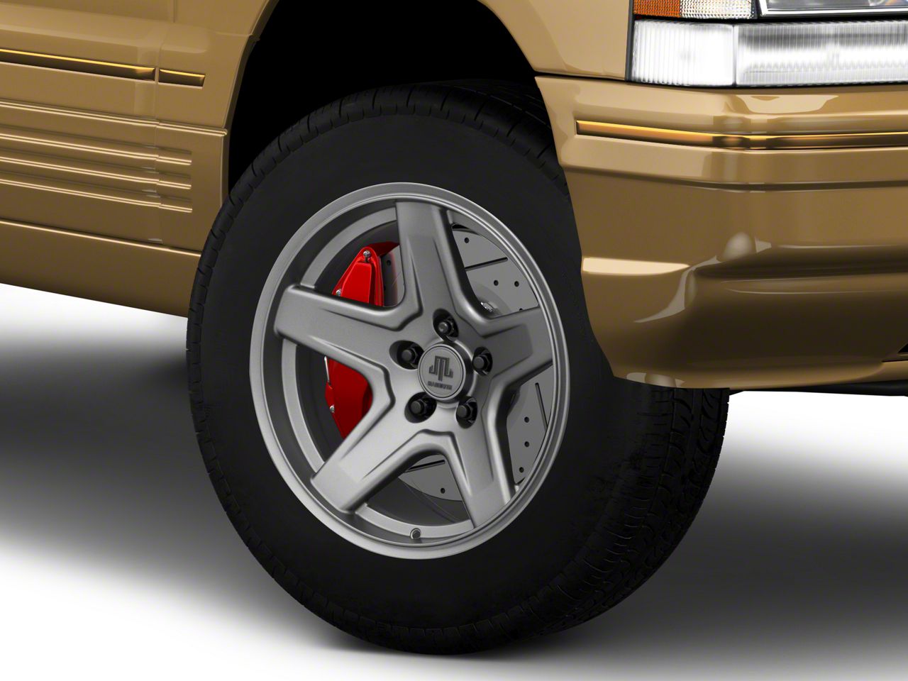 Mammoth Jeep Grand Cherokee Boulder Charcoal Wheel; 17x9 J176623 (93-98 ...