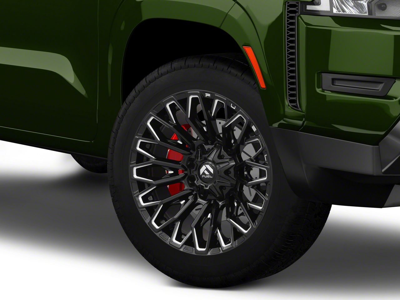 Fuel Wheels Frontier Strike Gloss Black Milled 6-Lug Wheel; 20x9; 1mm ...