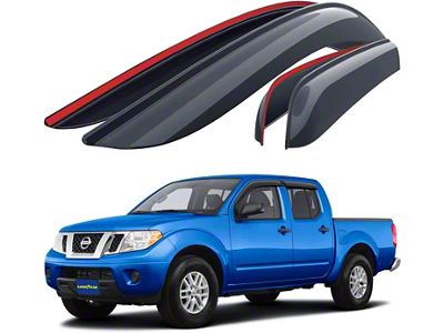 2005-2021 Nissan Frontier Wind Deflectors & Rain Guards | ExtremeTerrain