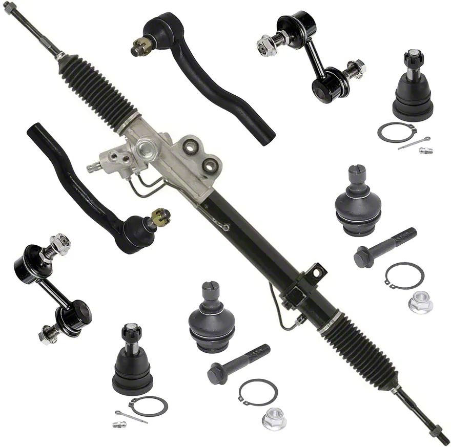 Titan Power Steering Rack and Pinion with Outer Tie Rods (04-15 Titan ...